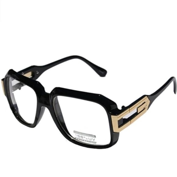 Accessories | Goldblack Retro Square Frame Clear Lens Glasses | Poshmark